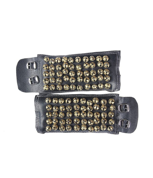 Authentic 5-Line Black Leather Ghungroo for Bharatanatyam Dance ...