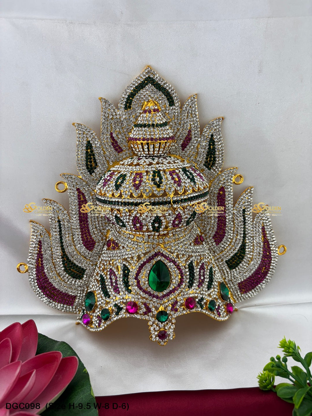 Deity Stone Crowns | Mukut Kireedam by GoldenCollections – Golden ...