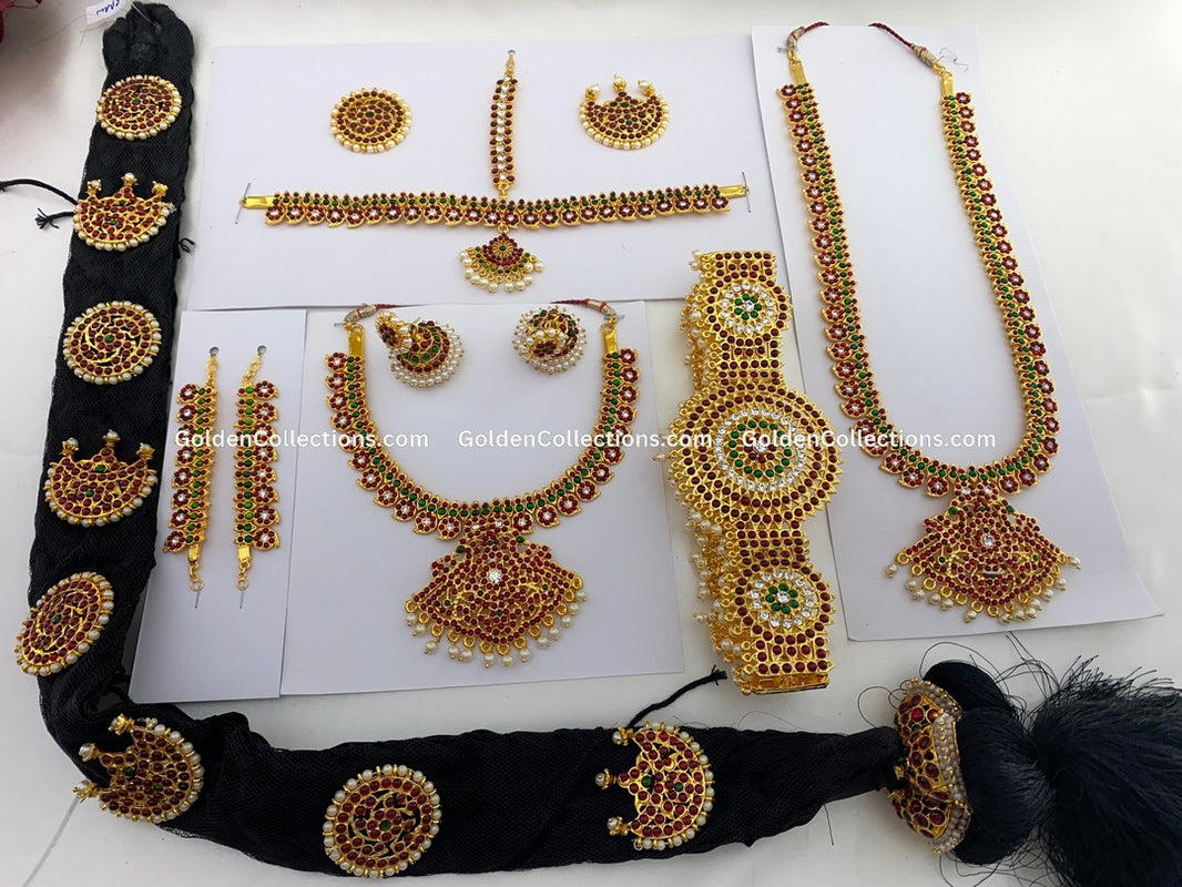 Buy Bharatanatyam Jewellery Set | Goldencollections – Golden Collections