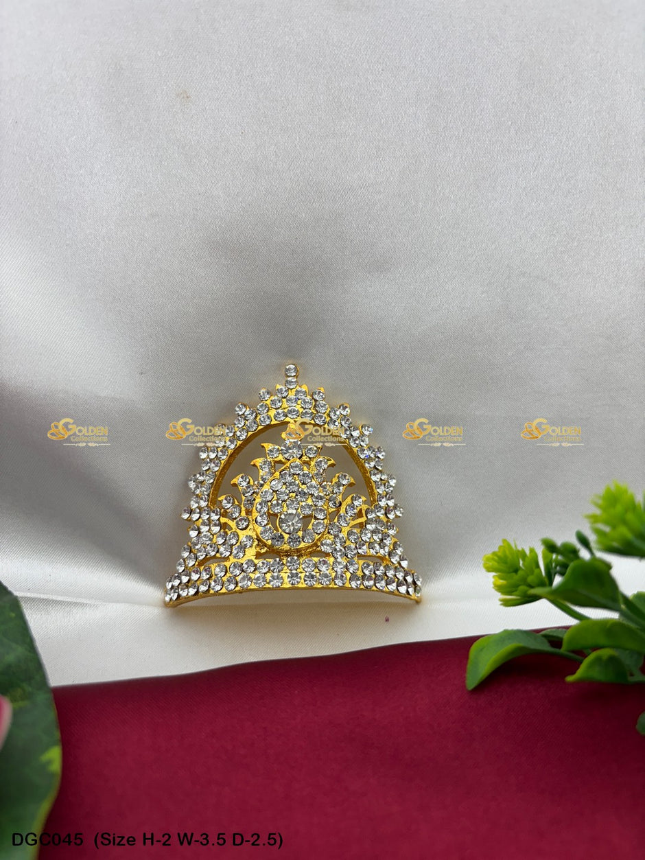 Deity Stone Crowns | Mukut Kireedam by GoldenCollections – Golden ...