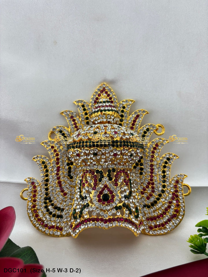Deity Stone Crowns | Mukut Kireedam by GoldenCollections – Golden ...