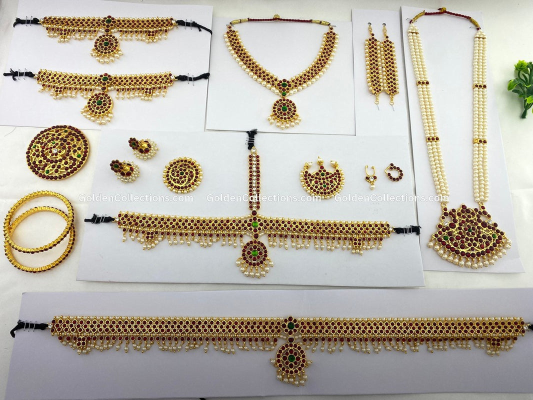Buy Bharatanatyam Jewellery Set | Goldencollections – Golden Collections