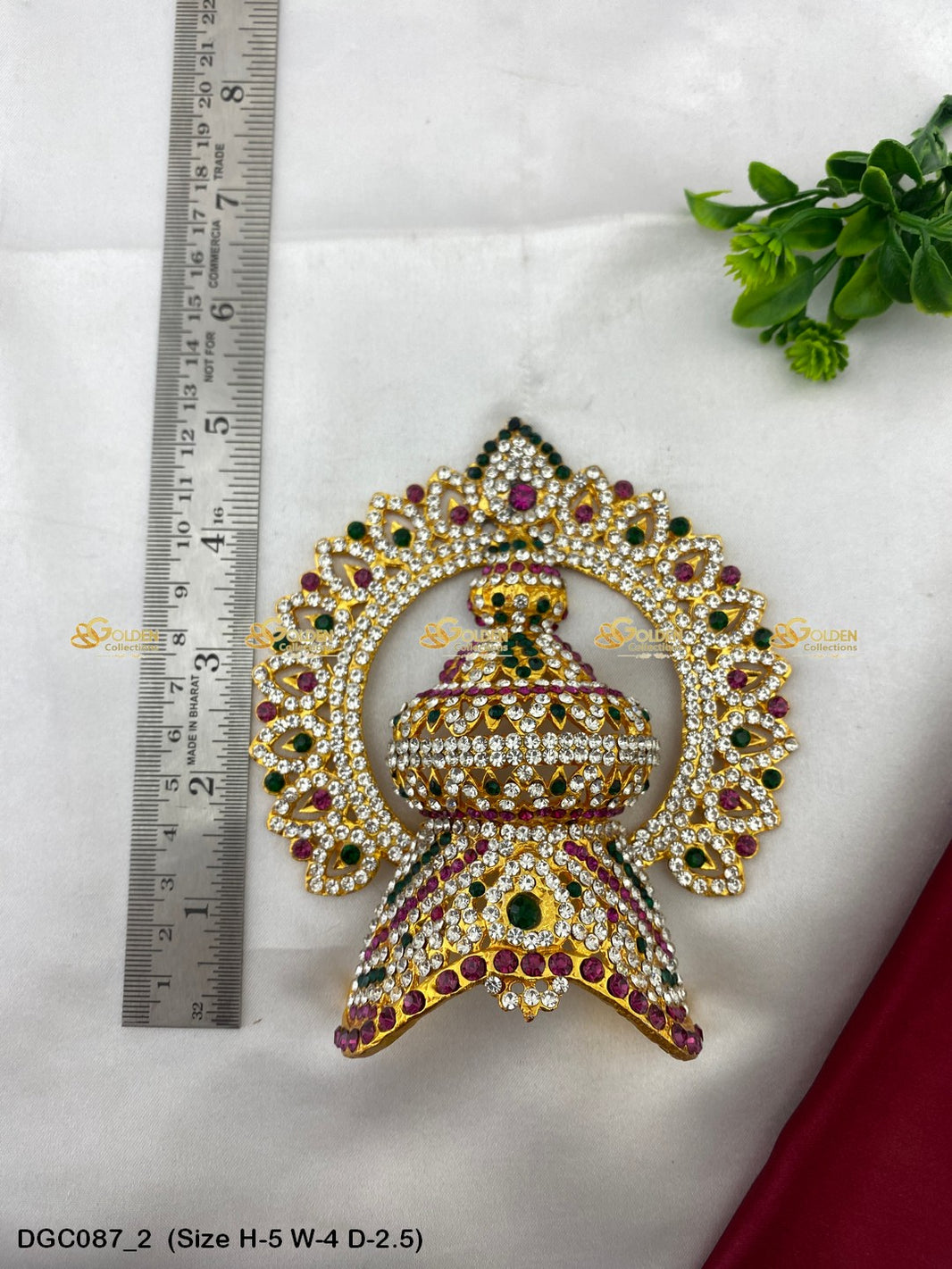 Deity Stone Crowns | Mukut Kireedam by GoldenCollections – Golden ...