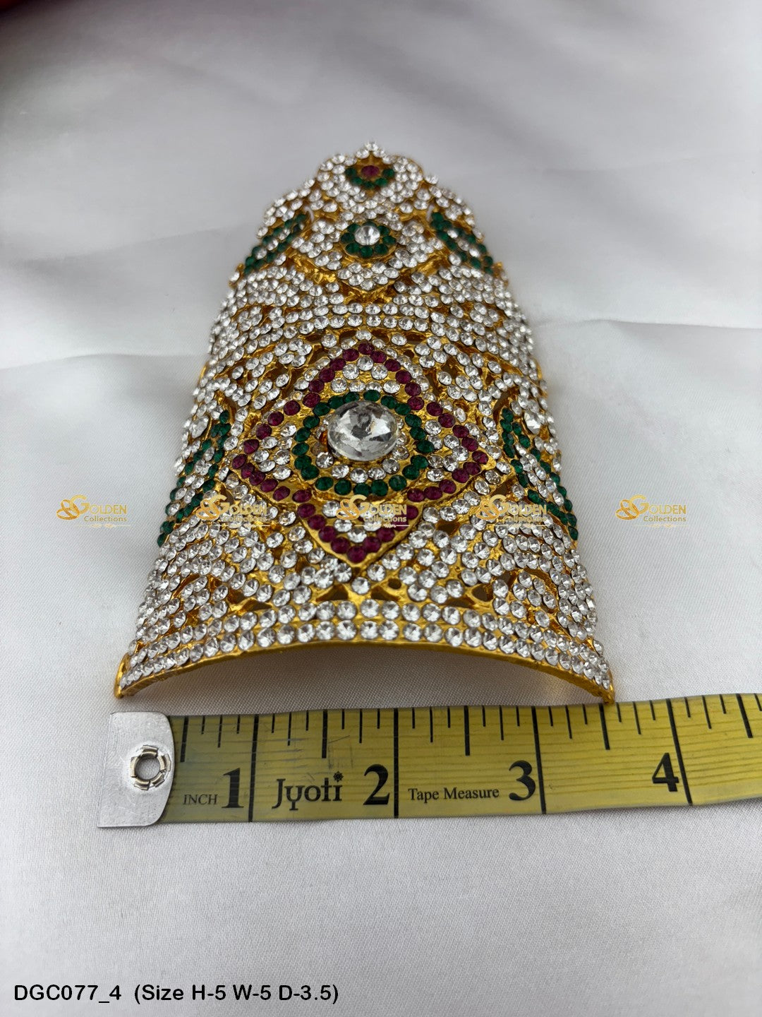 Ornate Crown Mukut for Goddess - GoldenCollections DGC-077 – Golden ...