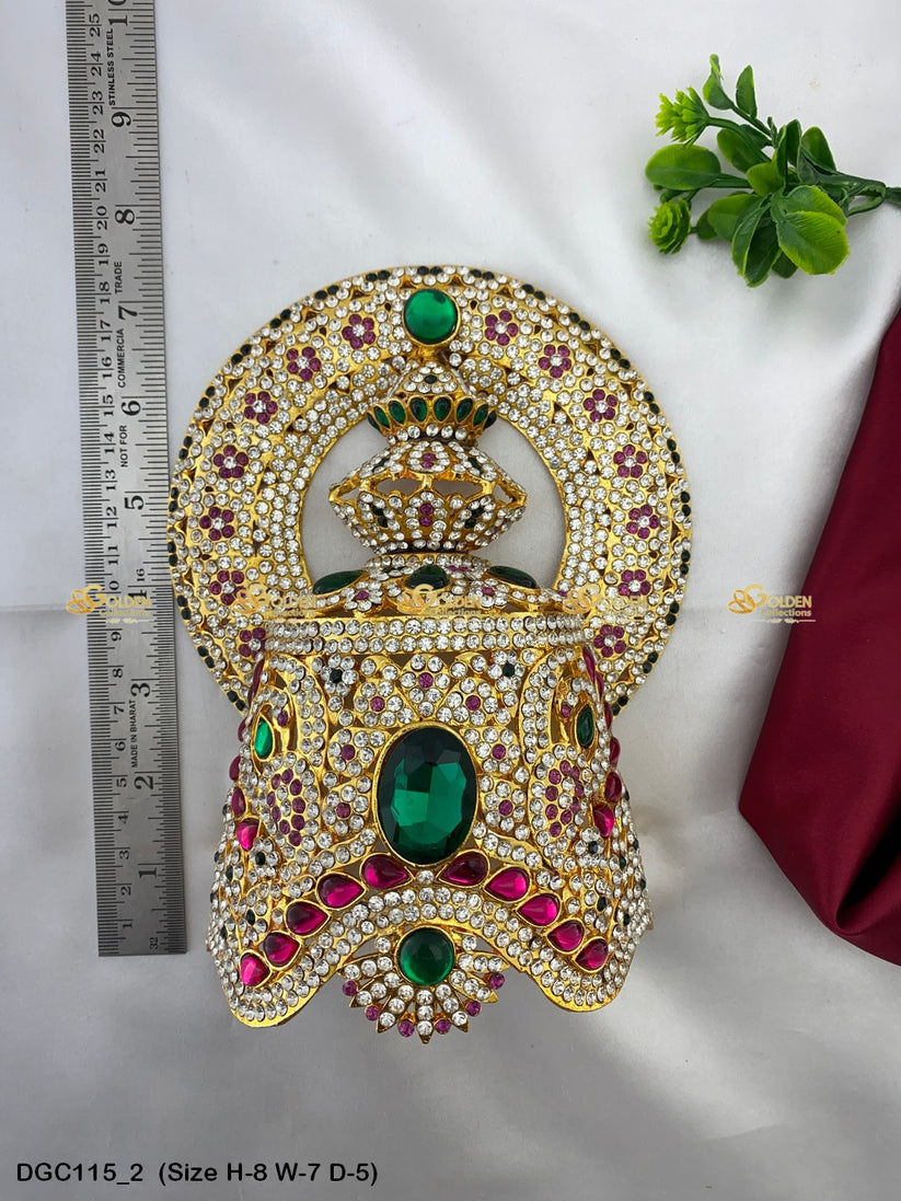 Sacred Crown Mukut for Hindu Deity - GoldenCollections DGC-115 – Golden ...