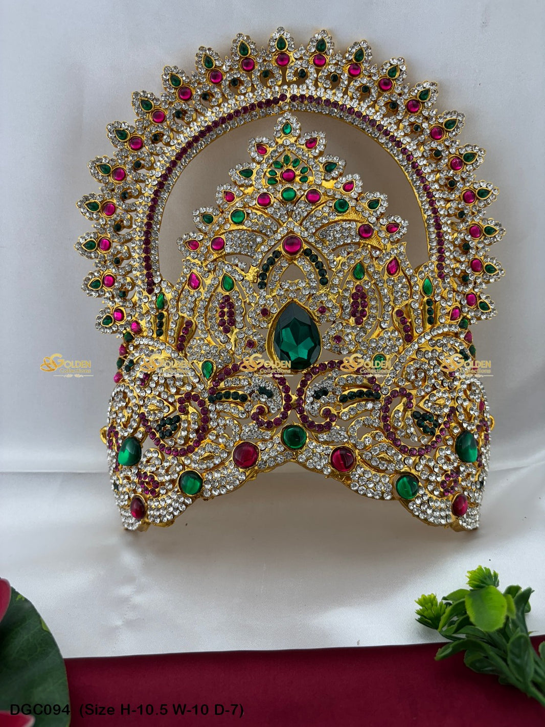 Deity Stone Crowns | Mukut Kireedam by GoldenCollections – Golden ...