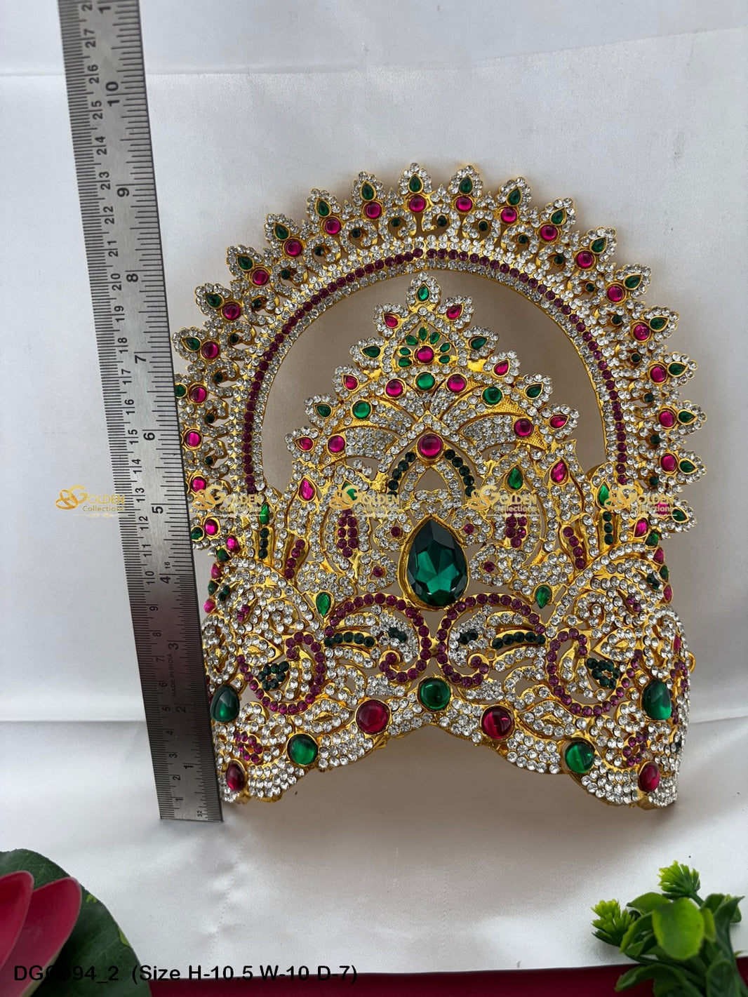 Deity Stone Crowns | Mukut Kireedam by GoldenCollections – Golden ...