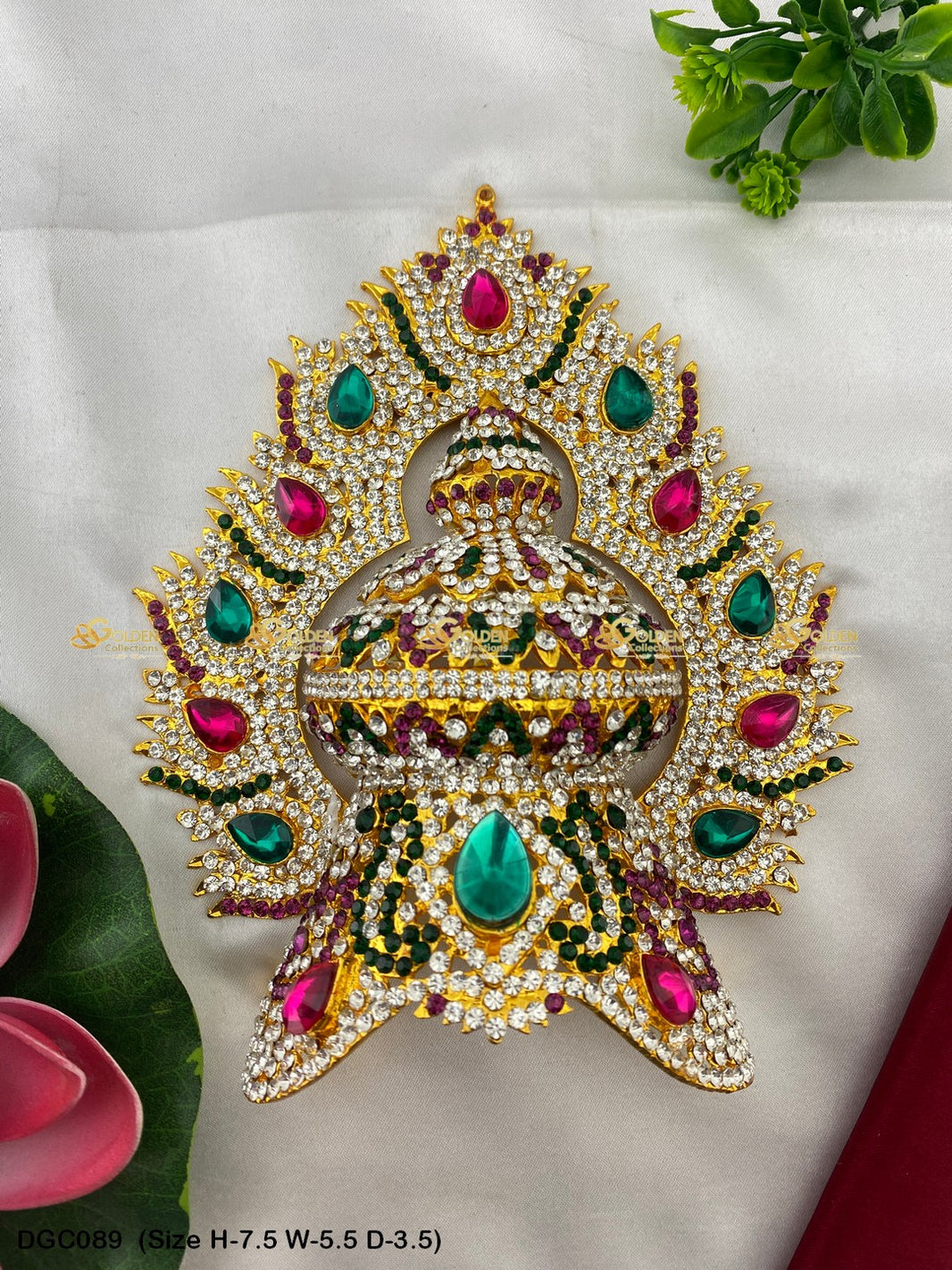 Deity Stone Crowns | Mukut Kireedam by GoldenCollections – Golden ...