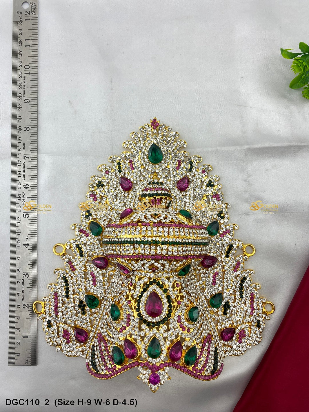 Deity Stone Crowns | Mukut Kireedam by GoldenCollections – Golden ...