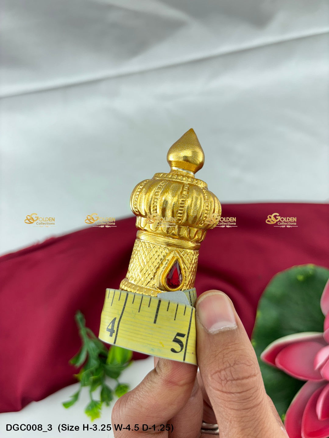 Amman Crown - Golden Plated Mukut - GoldenCollections DGC-008 – Golden ...