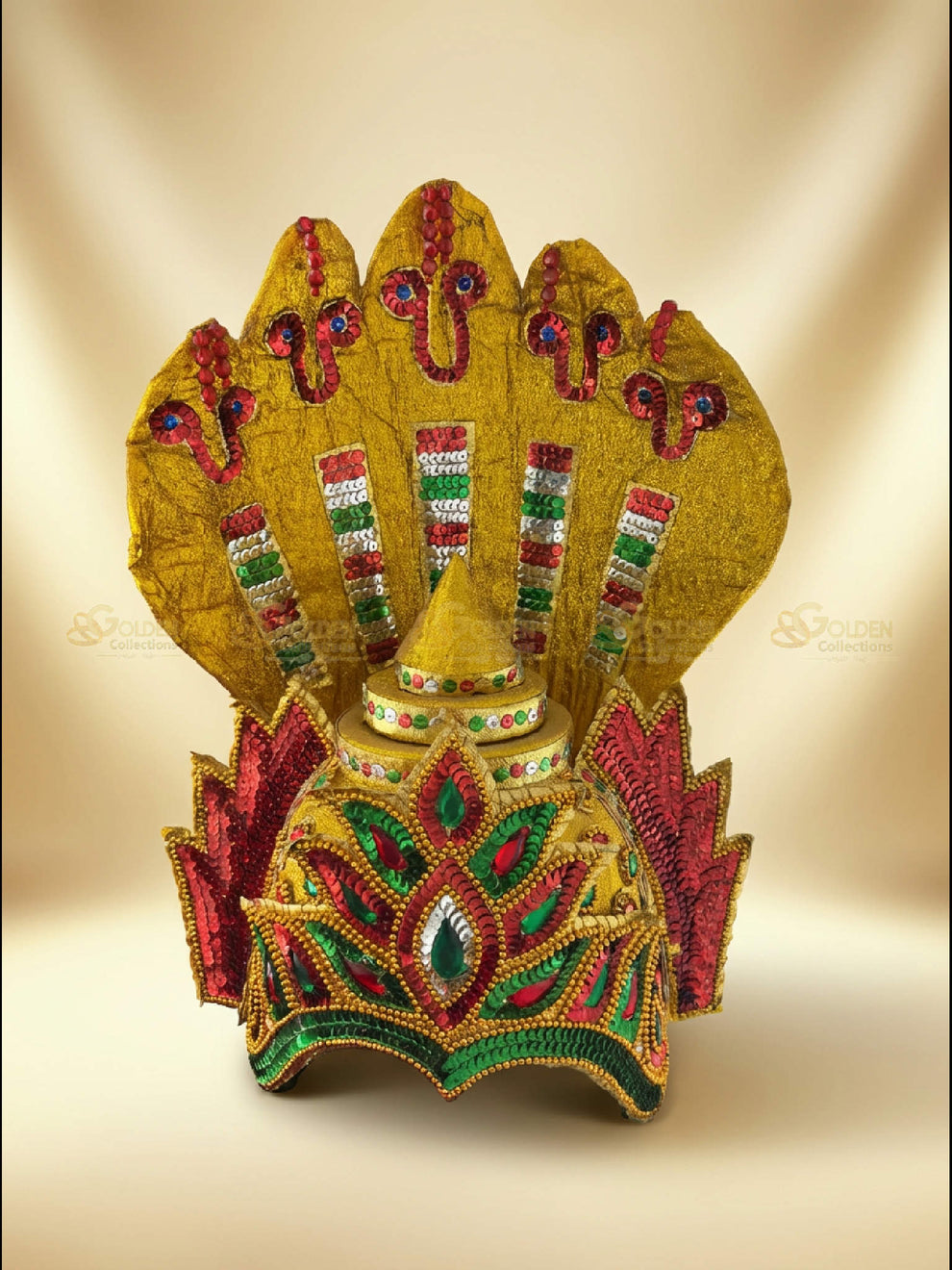 Bharatanatyam Drama Crown - Golden Collections