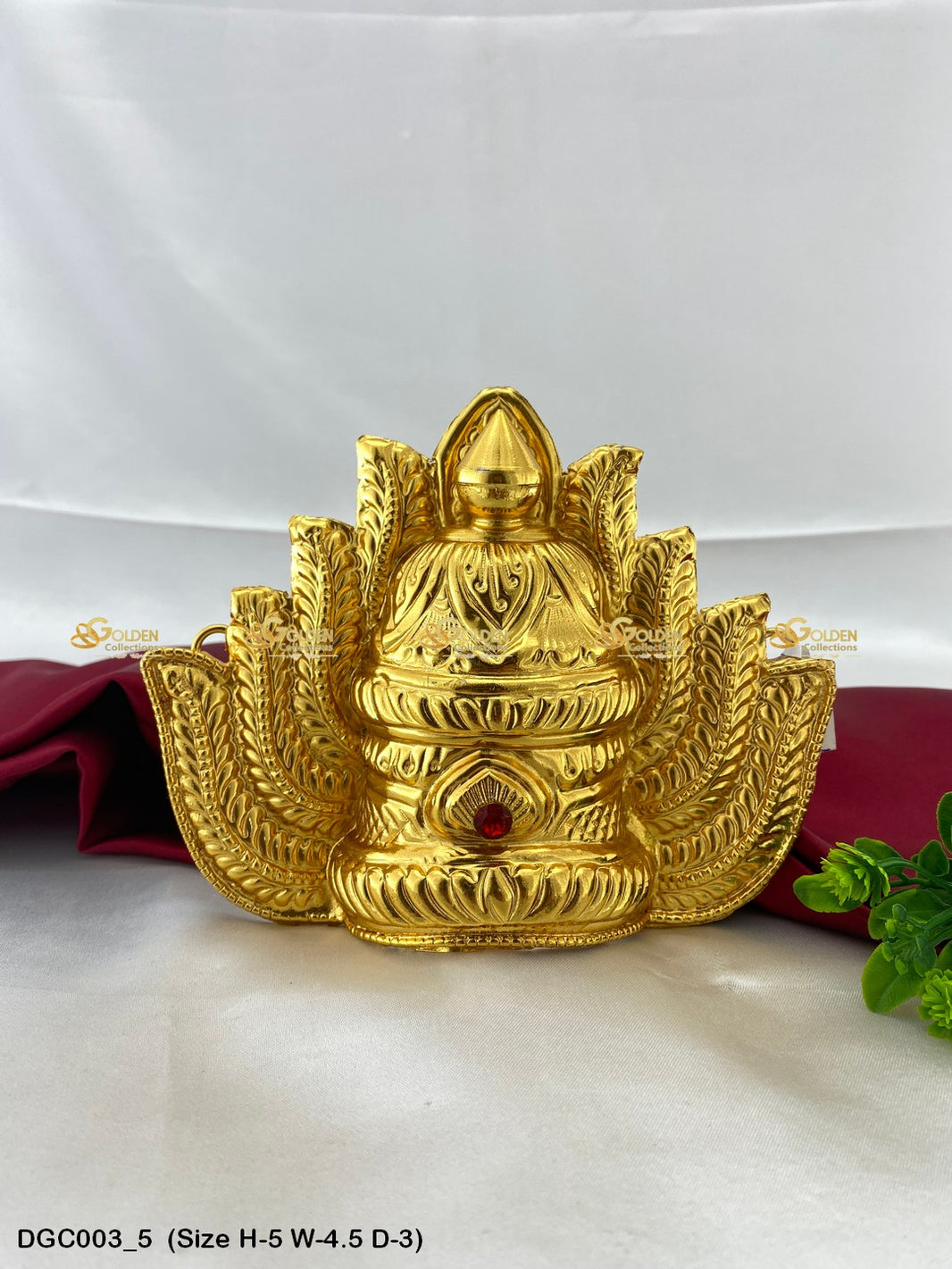 Varalakshmi Hair Crown / Andal Hair Kireetam GoldenCollections – Golden ...