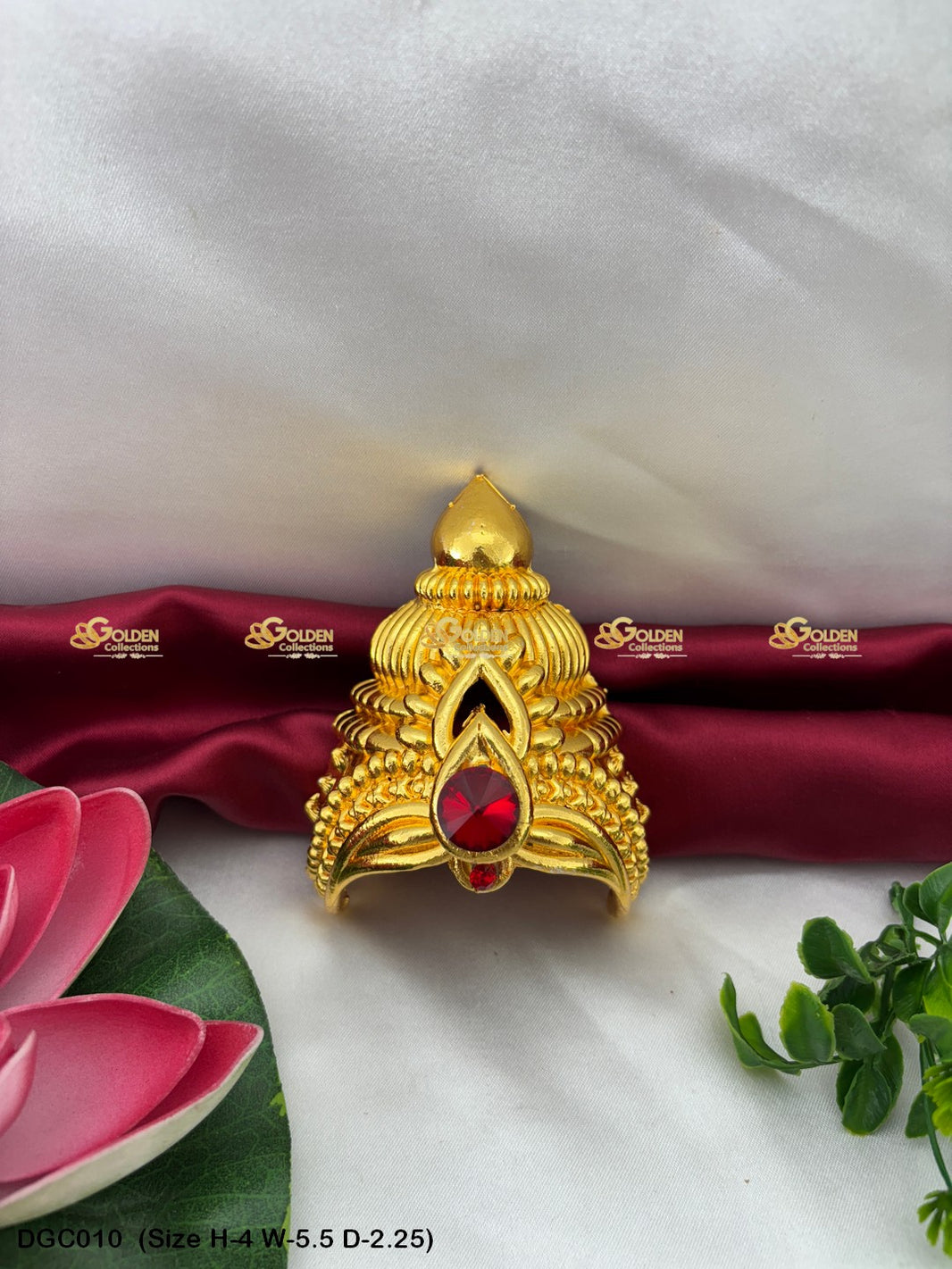 Buy Deity Crowns Kireedam | God and Goddess Mukut - Golden Collections
