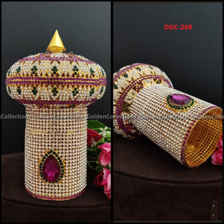 Deity Stone Crowns | Mukut Kireedam by GoldenCollections – Golden ...