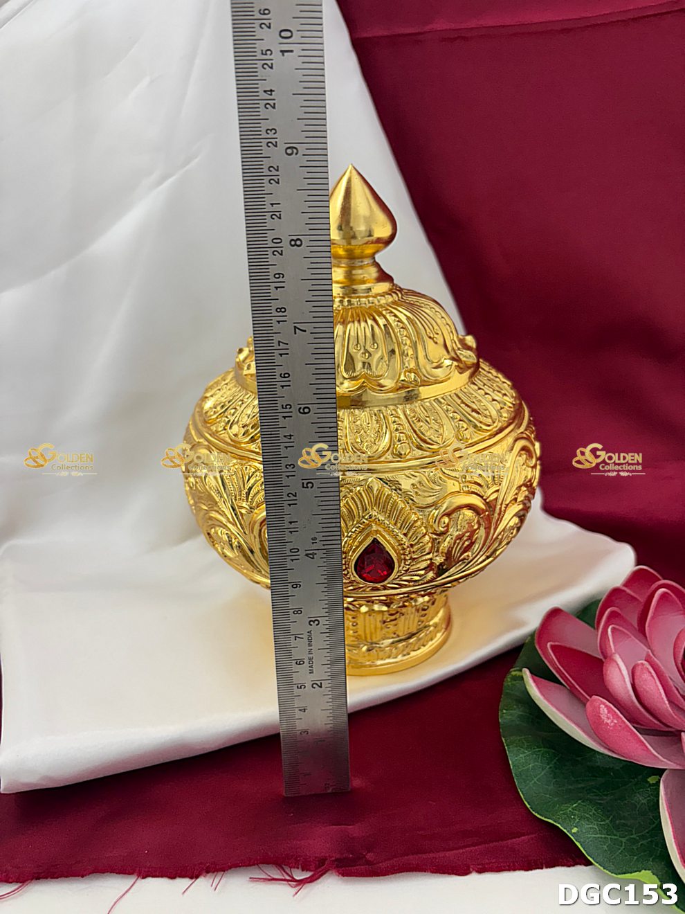 Gold Plated Deity Crown | Temple Alankaram Kireetam GoldenCollections ...