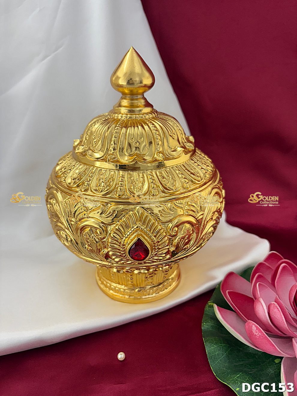 Gold Plated Deity Crown | Temple Alankaram Kireetam GoldenCollections ...