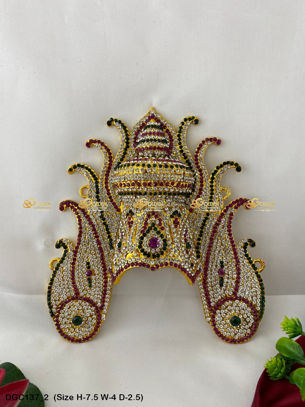 Deity Stone Crowns | Mukut Kireedam by GoldenCollections – Golden ...