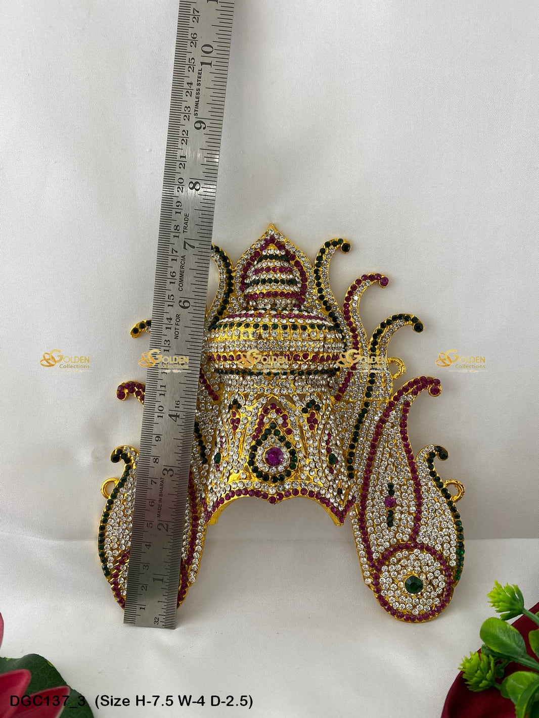 Deity Stone Crowns | Mukut Kireedam by GoldenCollections – Golden ...
