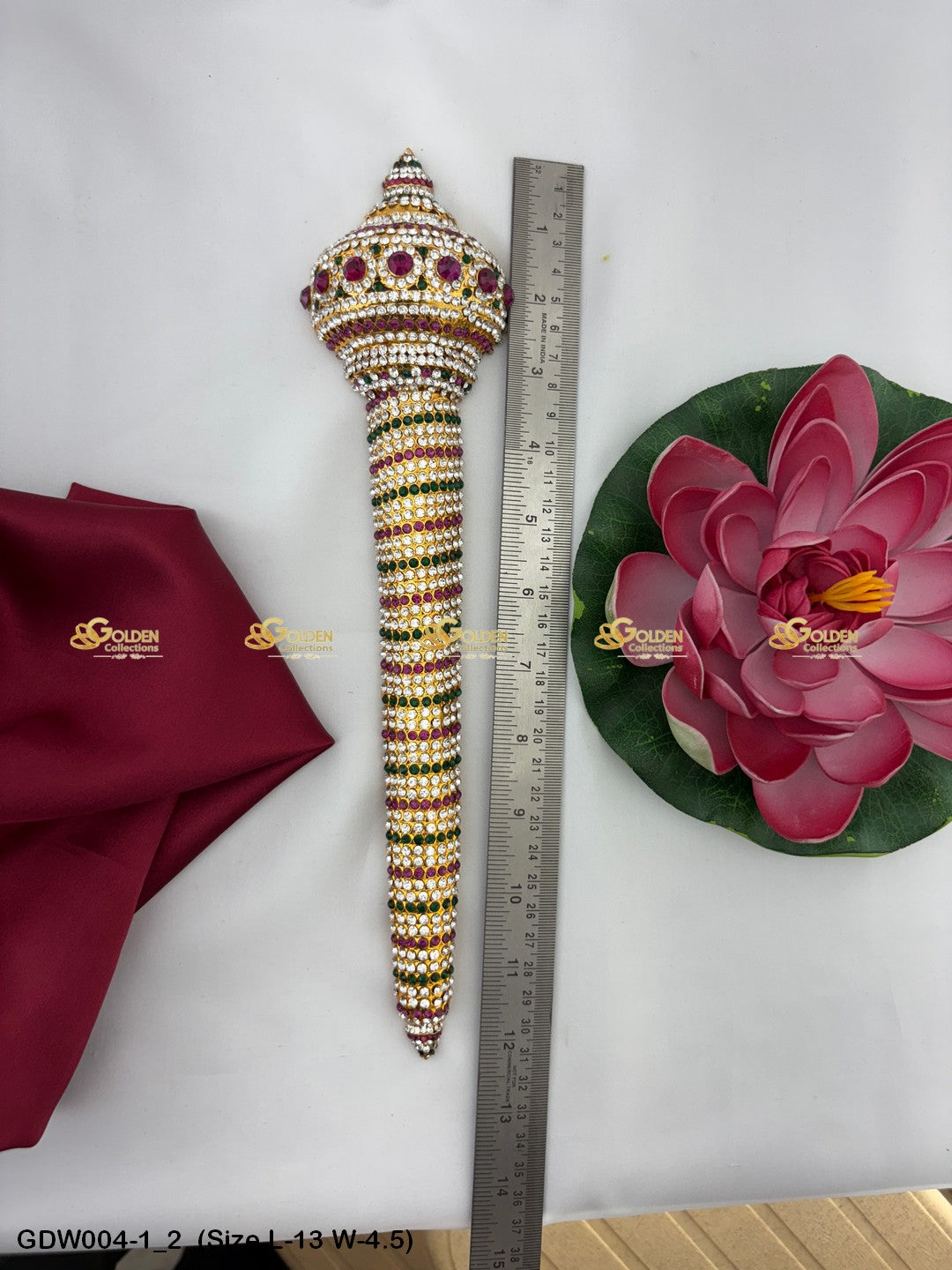Hindu God Lord Hanuman Gada Mace Weapon Jewellery GDW-004 – Golden ...