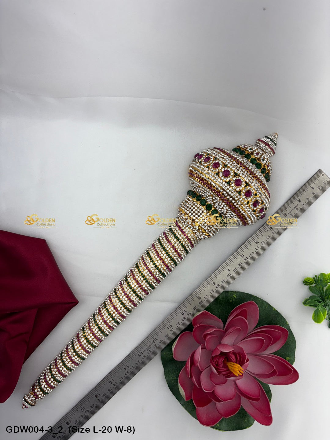 Hindu God Lord Hanuman Gada Mace Weapon Jewellery GDW-004 – Golden ...
