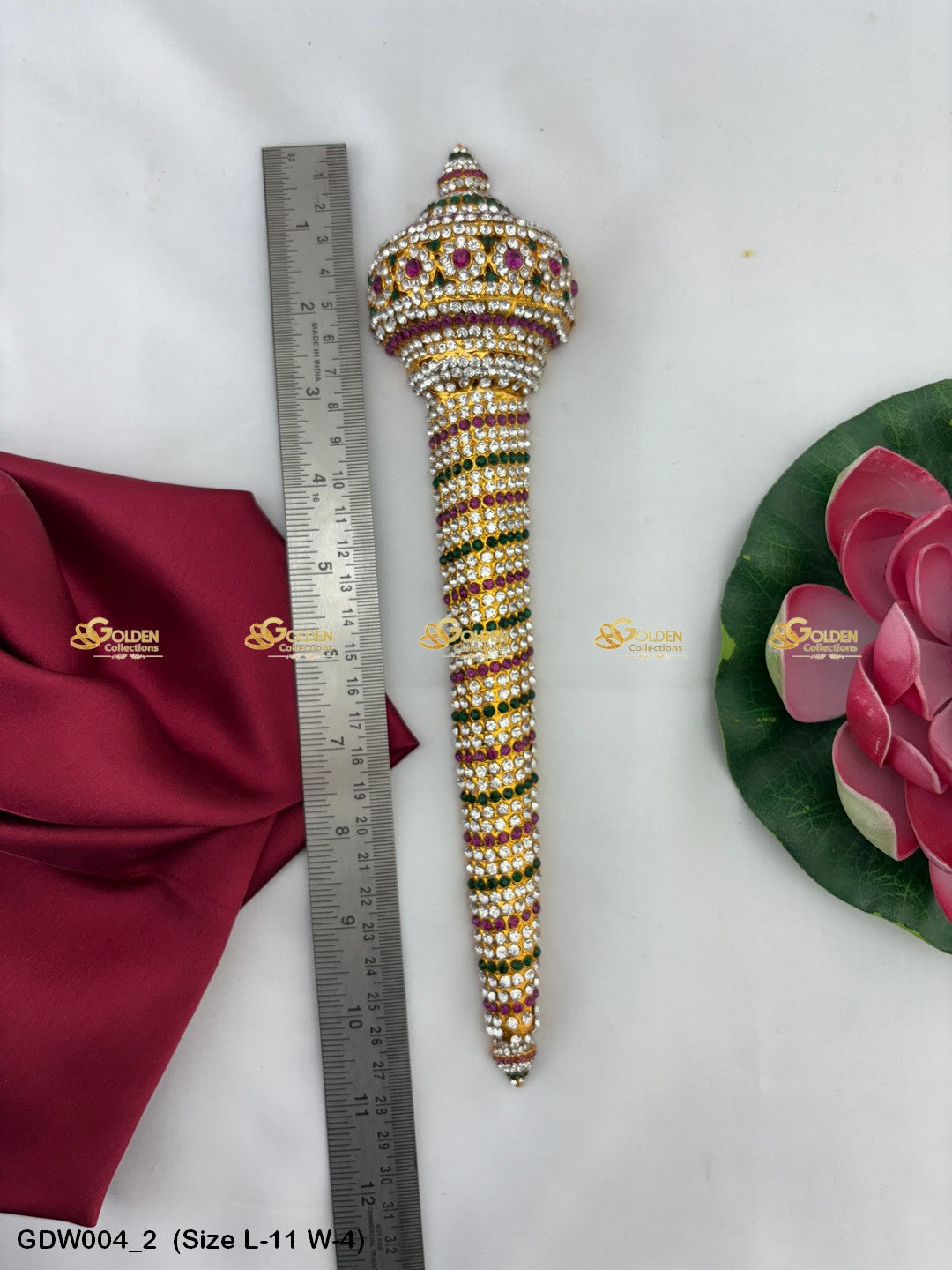 Hindu God Lord Hanuman Gada Mace Weapon Jewellery GDW-004 – Golden ...