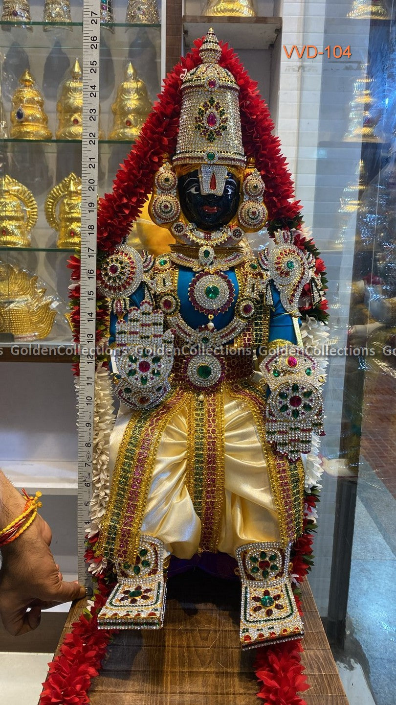Lord Venkateshwara swamy : Balaji Idol with decoration for pooja ...