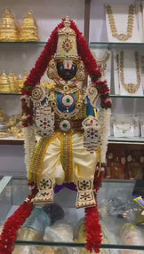 Lord Venkateshwara swamy : Balaji Idol with decoration for pooja ...