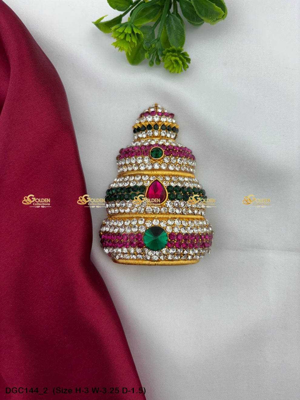 Regal Crown for Hindu God Idol - GoldenCollections DGC-144