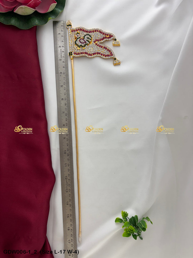 Seval Kodi Flag Lord Murugan Subrahmanya Symbol Jewelry GDW-006 – Golden Collections