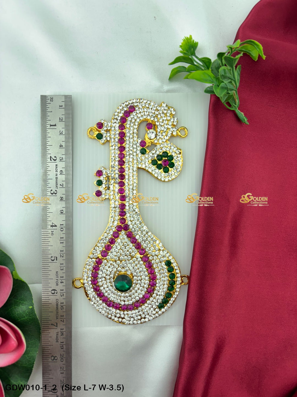 Veena For Goddess Saraswathi Ganesha Veenai Idol Decoration GDW-010 ...