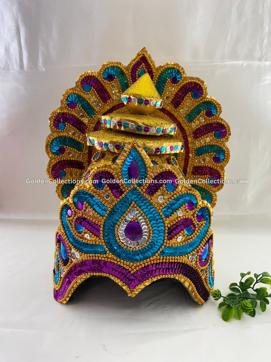 Deity Stone Crowns | Mukut Kireedam by GoldenCollections – Golden ...