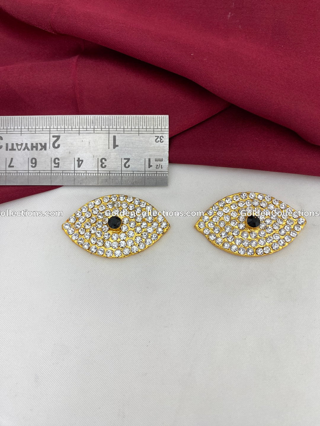 Deity Eyes | Netra/Chakshu for God Idols - Golden Collections