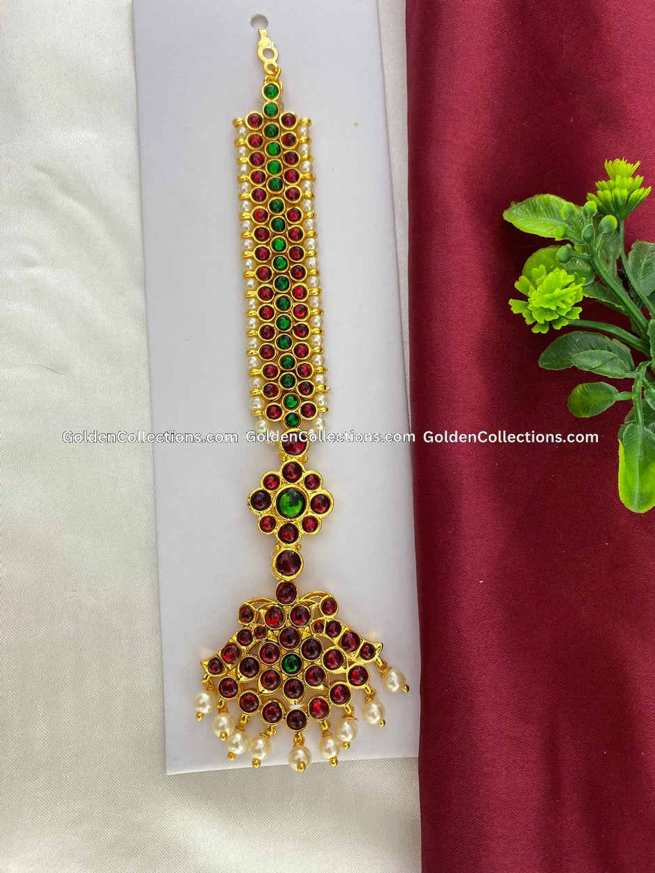 Buy Bharatanatyam Maang Tikka and Matil | Golden Collections