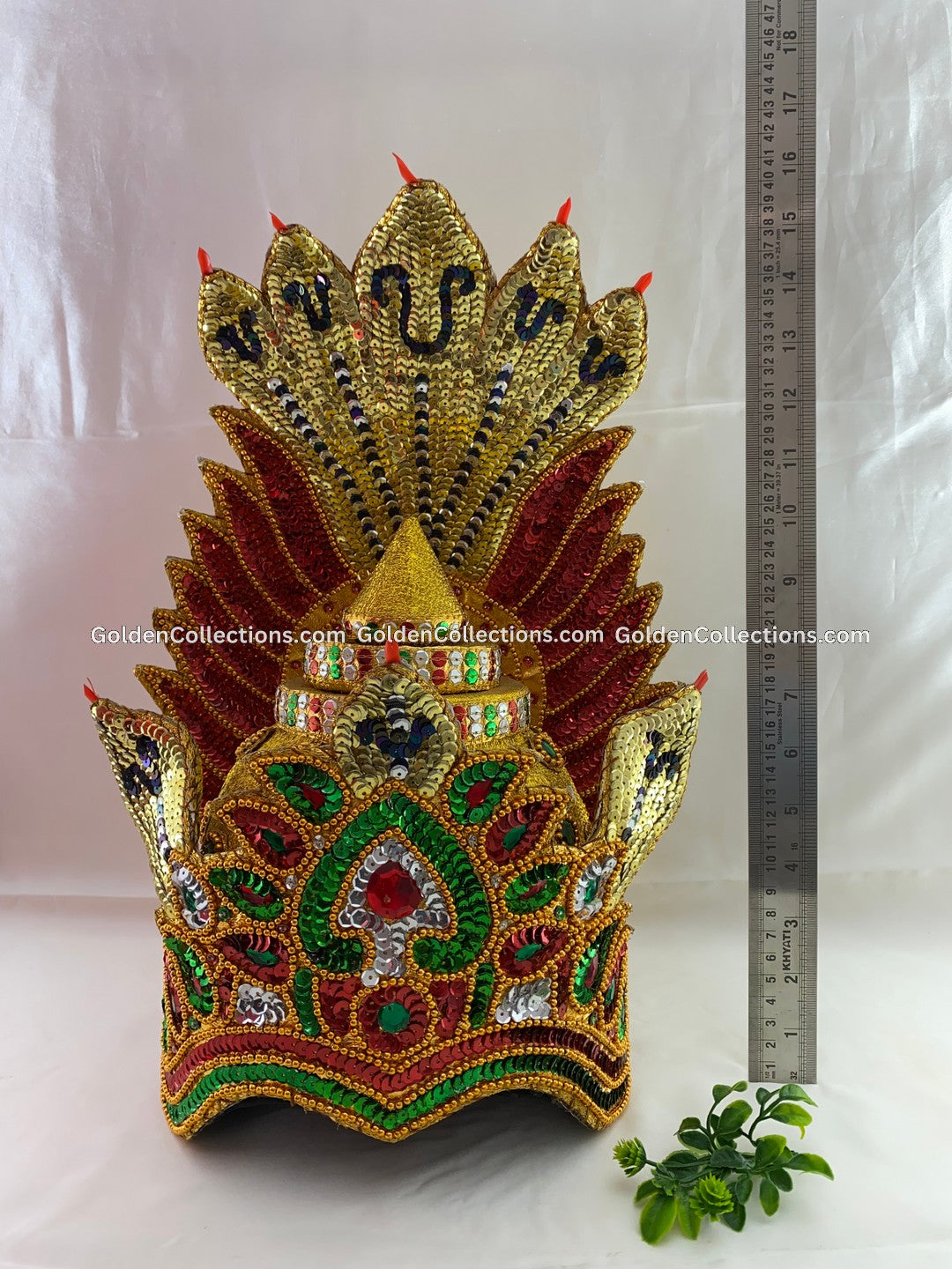 Buy Deity Crowns Kireedam | God and Goddess Mukut - Golden Collections